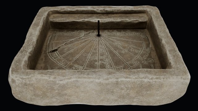 Karamanoglu Sundial 3D Model in Landmarks 3DExport