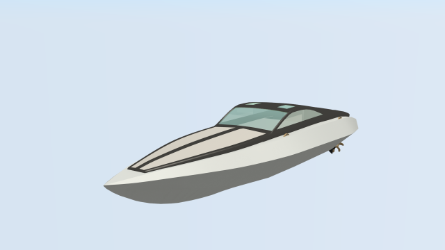 concept speedboat 3D Model in Speed Boats 3DExport