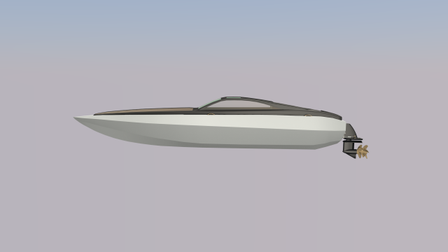 concept speedboat 3D Model in Speed Boats 3DExport