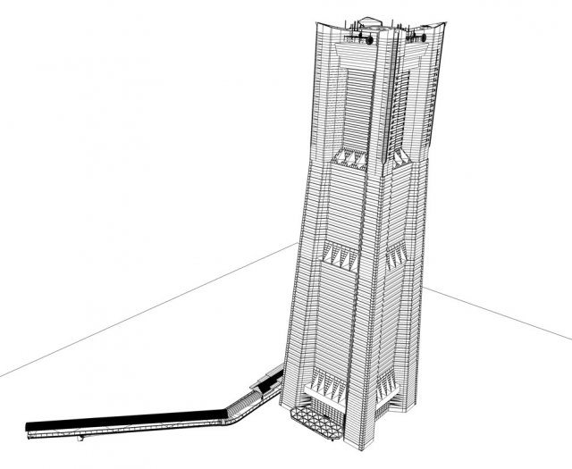 landmark tower yokohama 3D Model in Buildings 3DExport
