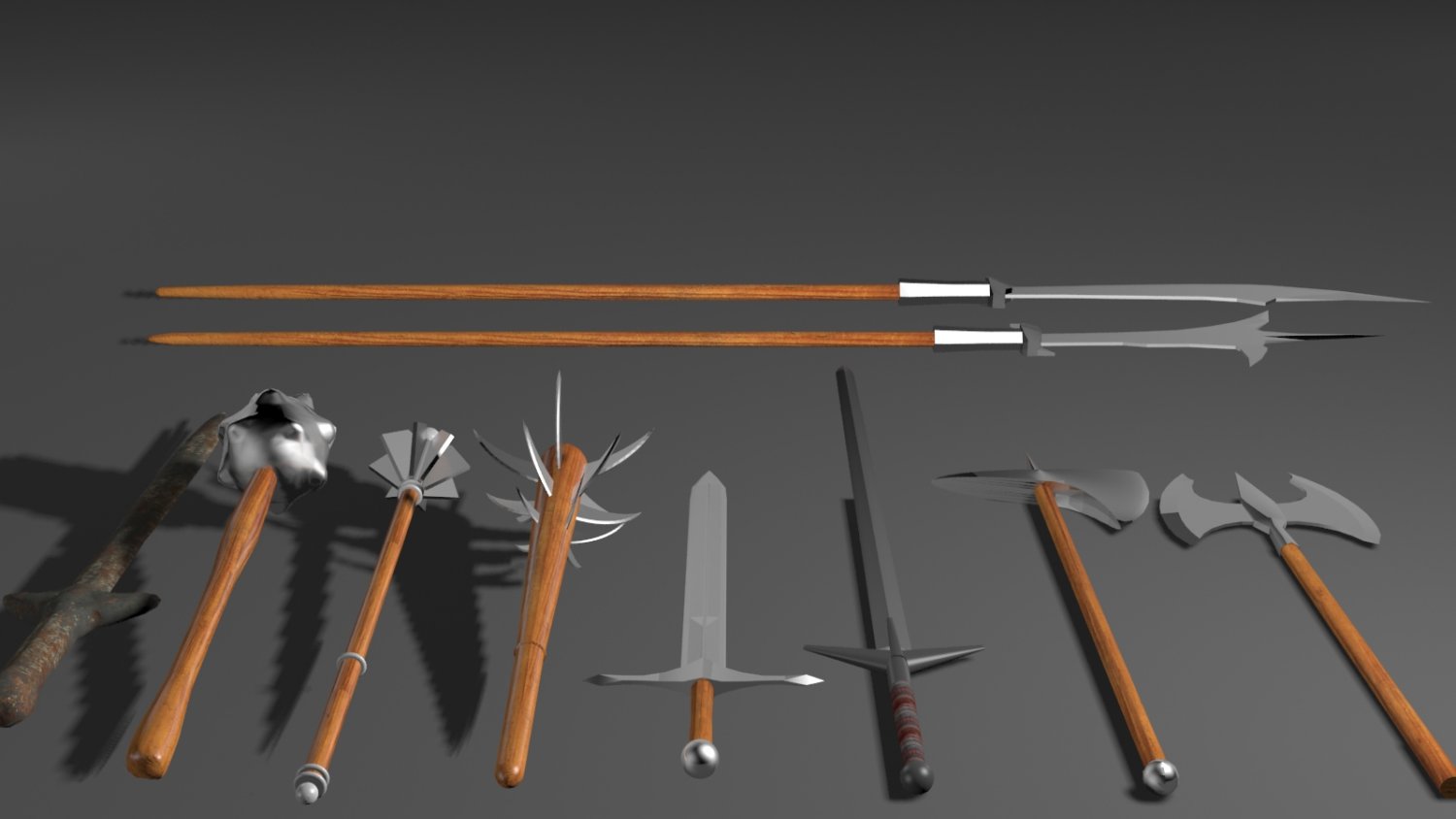 melee 10 models for games 3D Model in Melee 3DExport