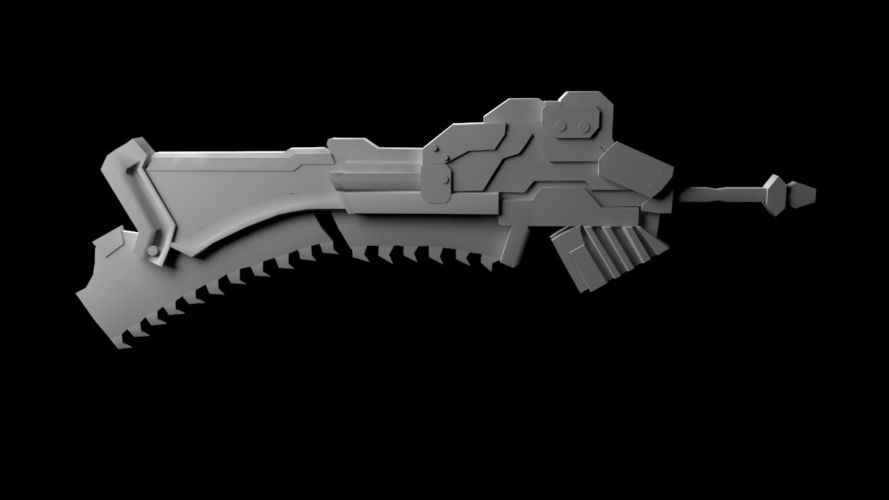 God Arc Sword GOD EATER 3D Model in Melee 3DExport