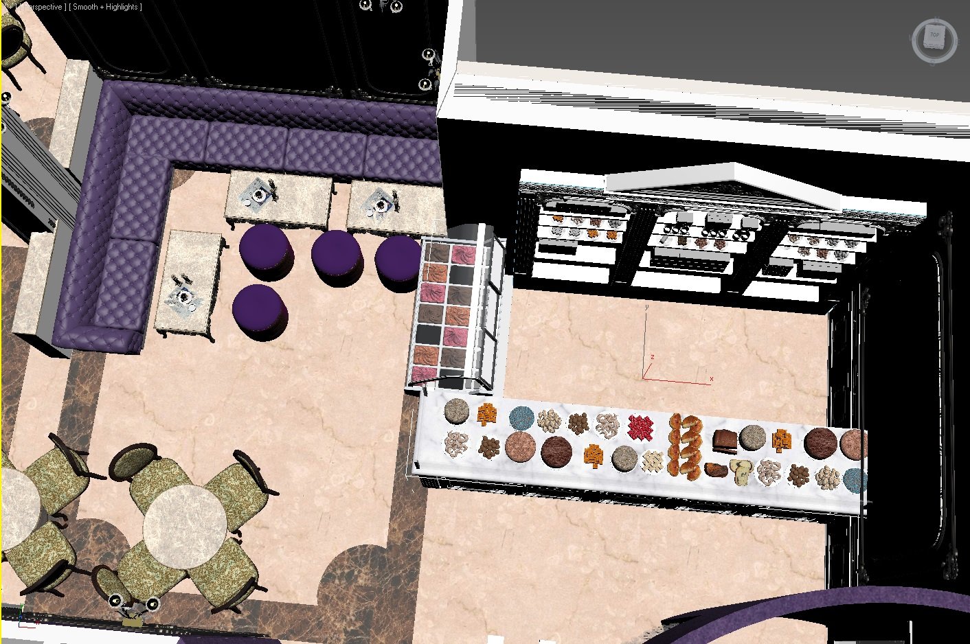 cafe pastry design 3d 3D Models in Restaurant 3DExport