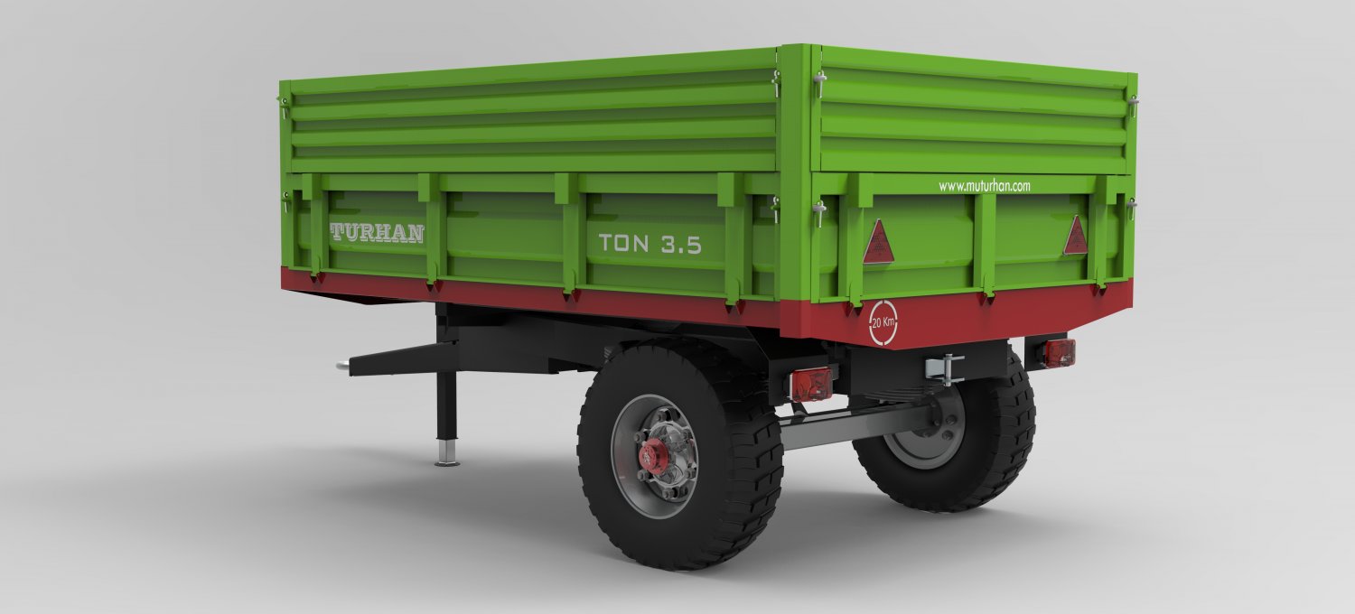 Trailer 3D Model in Trailers 3DExport
