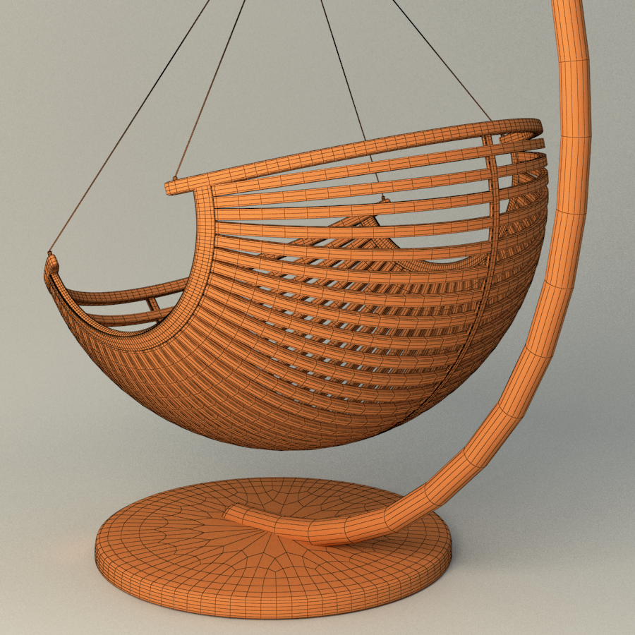 wood hanging chair 3D Models in Chair 3DExport