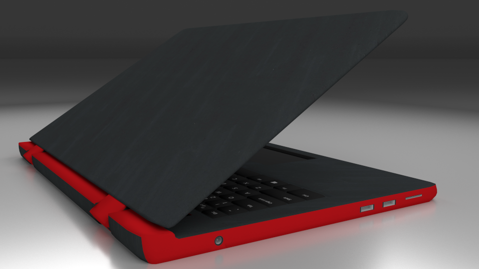 Low Poly Laptop 3D Model in Computer 3DExport