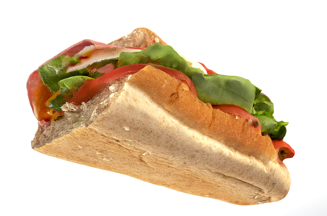 Subway Sandwich Low-poly Model 3D