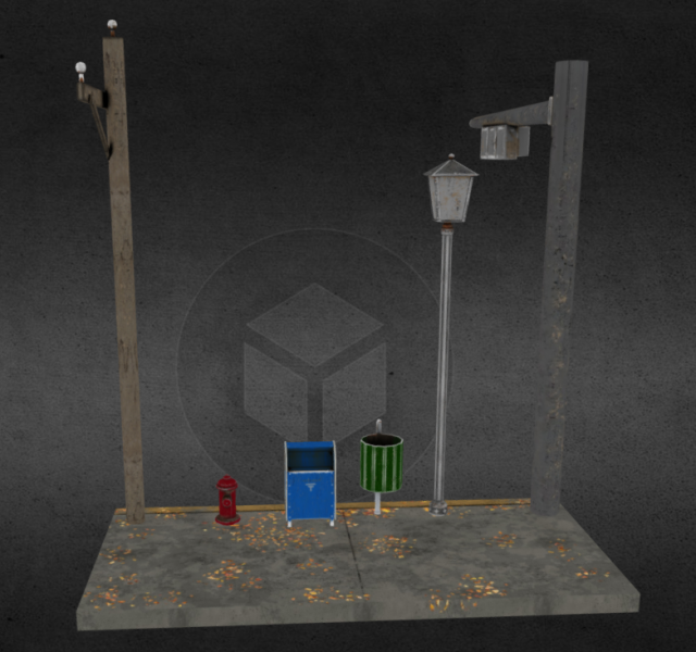 street assets 3D Model in Other 3DExport