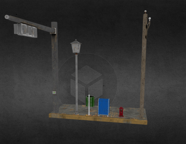 street assets 3D Model in Other 3DExport