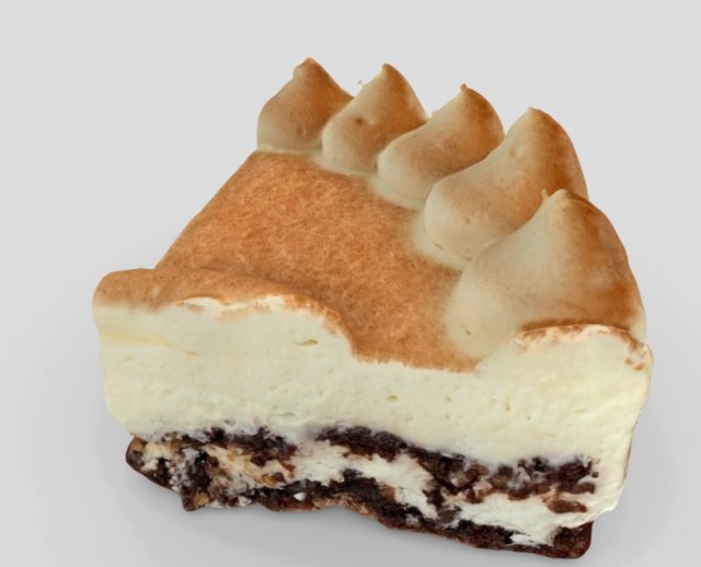 cheesecake realistic 3D Model in Sweets 3DExport