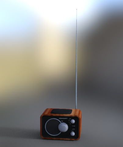 vintage radio 3D Model in Audio 3DExport