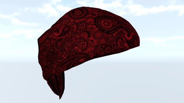 Bandana 3D Model in Clothing 3DExport