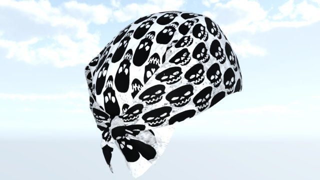 Bandana 3D Model in Clothing 3DExport