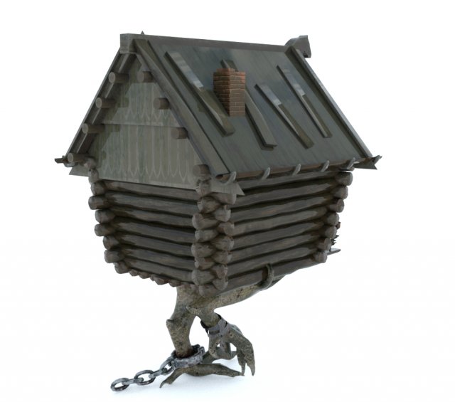 House chicken legs 3D Model in Fantasy 3DExport