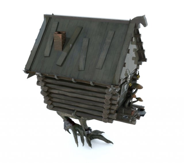 House chicken legs 3D Model in Fantasy 3DExport