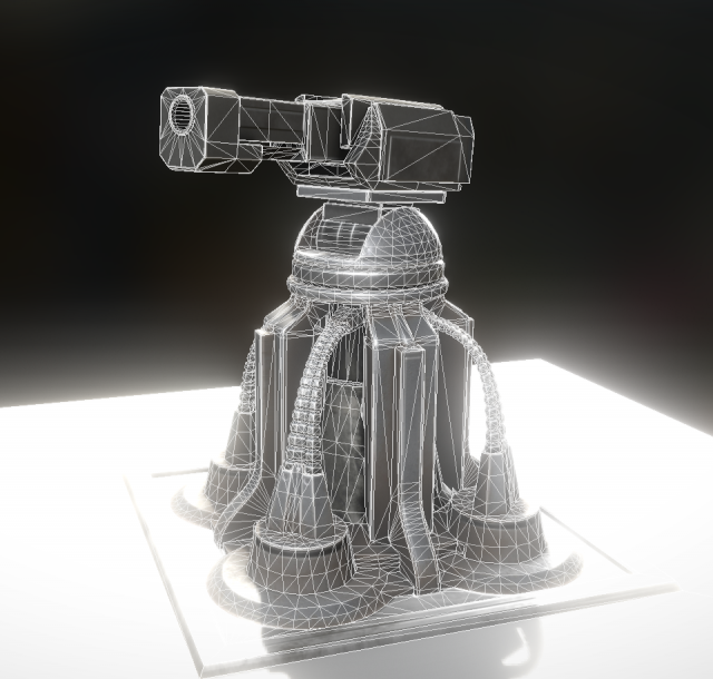 heavy tower animated 3D Model in SCI-FI 3DExport