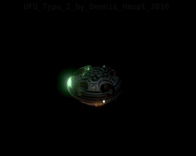 ufo type 2 animated and game ready 3D Model in Fantasy Spacecraft 3DExport
