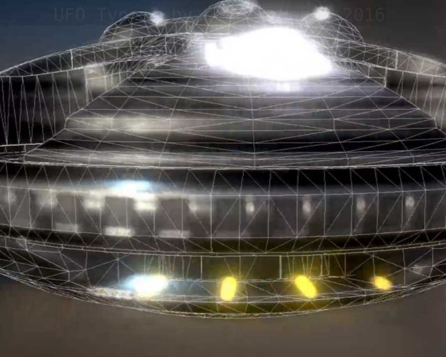 ufo type 3 animated and game ready 3D Model in Fantasy Spacecraft 3DExport