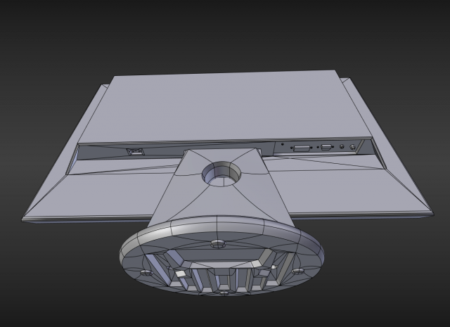 pc monitor asus 3D Model in TV 3DExport