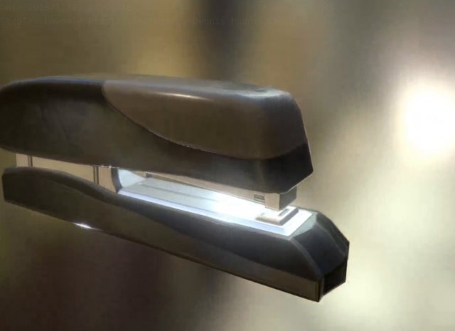 stapler rigged and animated plastic version 3D Model in Office 3DExport