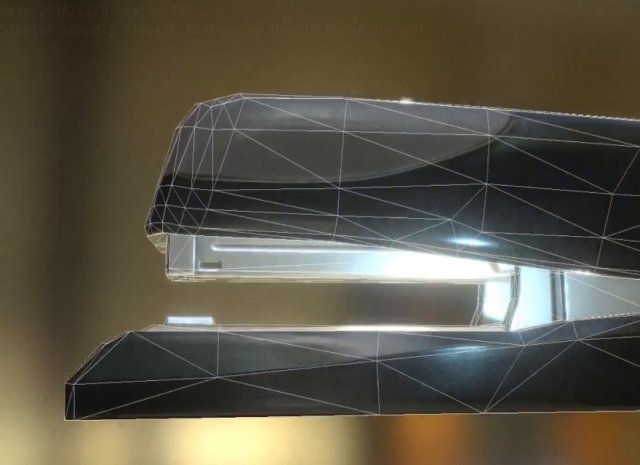 stapler rigged and animated plastic version 3D Model in Office 3DExport