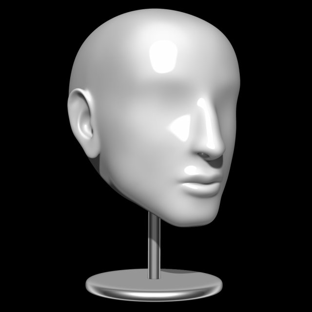 mannequin head 3D Model in Clothing 3DExport