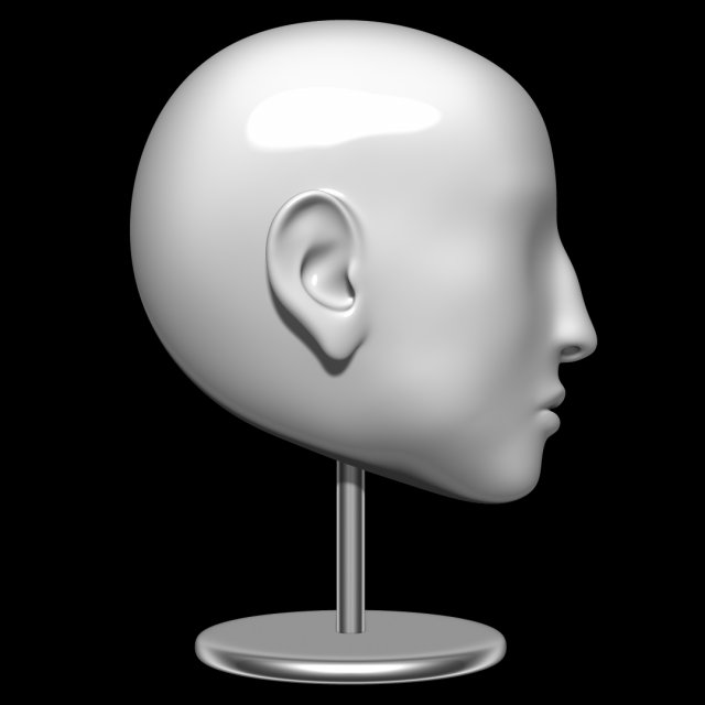 mannequin head 3D Model in Clothing 3DExport