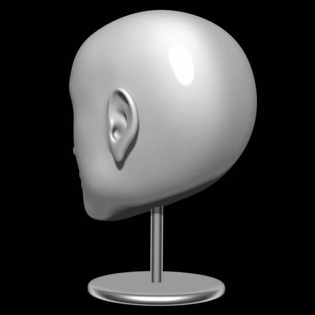 mannequin head 3D Model in Clothing 3DExport
