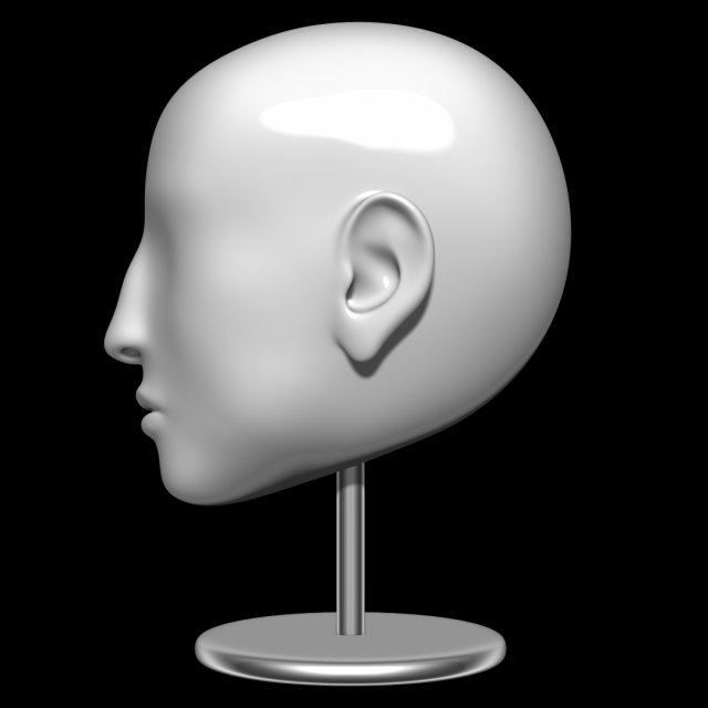 mannequin head 3D Model in Clothing 3DExport