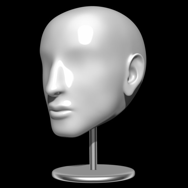mannequin head 3D Model in Clothing 3DExport