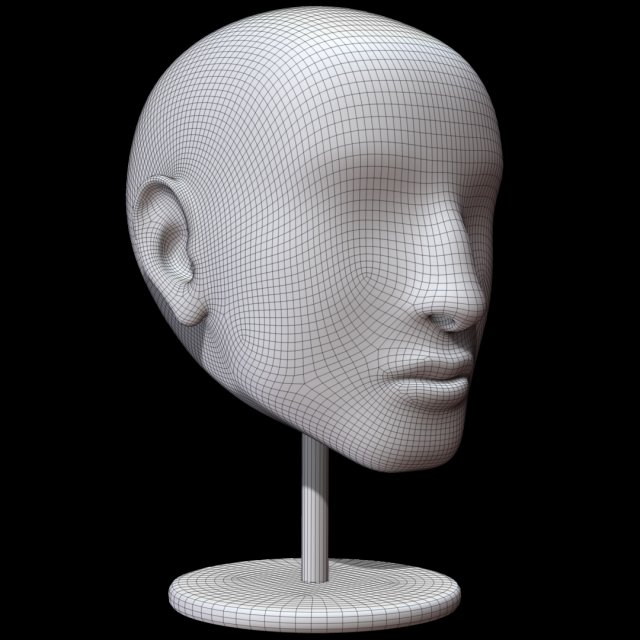 mannequin head 3D Model in Clothing 3DExport