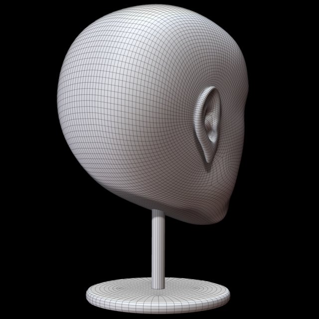mannequin head 3D Model in Clothing 3DExport