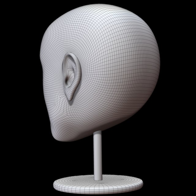 mannequin head 3D Model in Clothing 3DExport