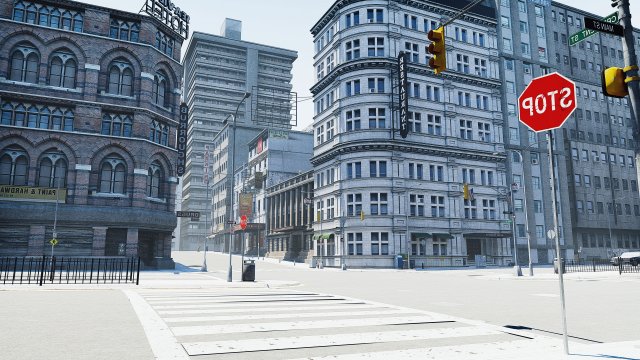 urban city 3D Model in Cityscapes 3DExport
