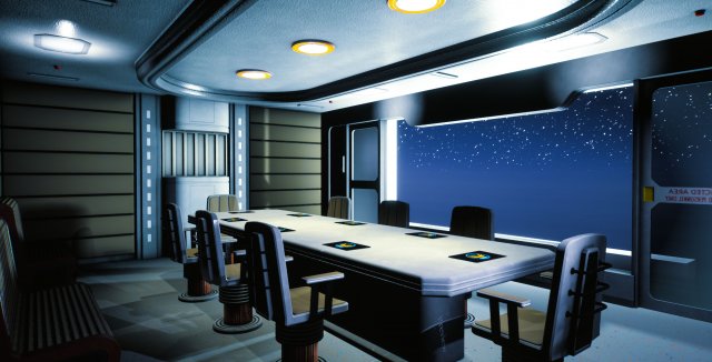 sci-fi fantastic office 3D Model in Office 3DExport