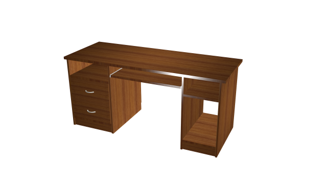 office desk low poly made in blender 3d 3D 모델 in 테이블 3DExport