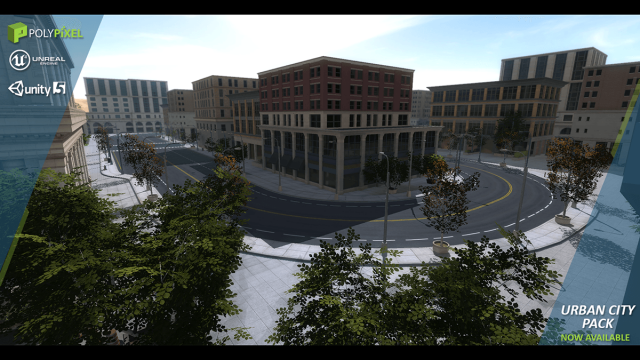 urban city 3D Model in Cityscapes 3DExport