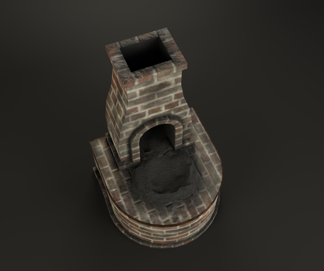 forge 3D Model in Lobby 3DExport
