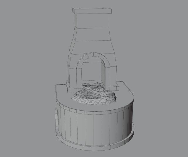 forge 3D Model in Lobby 3DExport