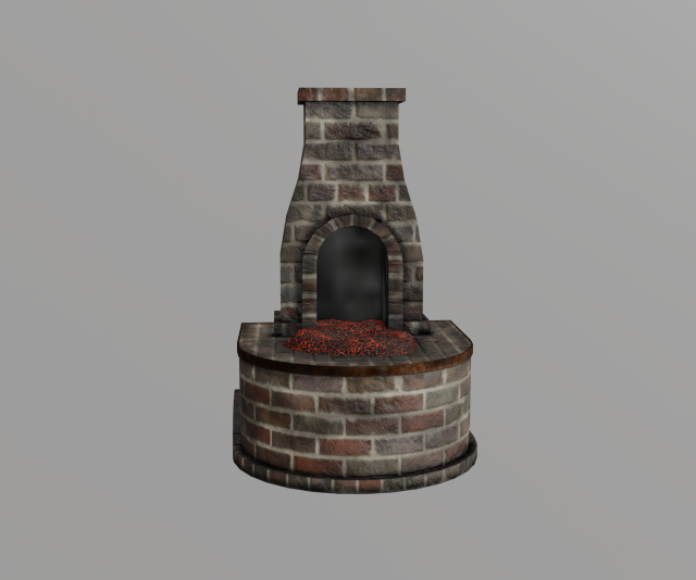 forge 3D Model in Lobby 3DExport