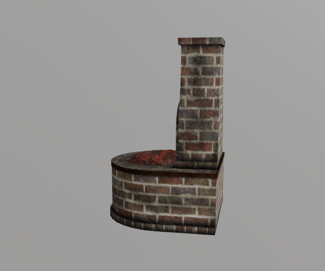 forge 3D Model in Lobby 3DExport