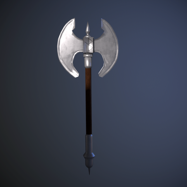 battle axe Free 3D Model in Melee 3DExport