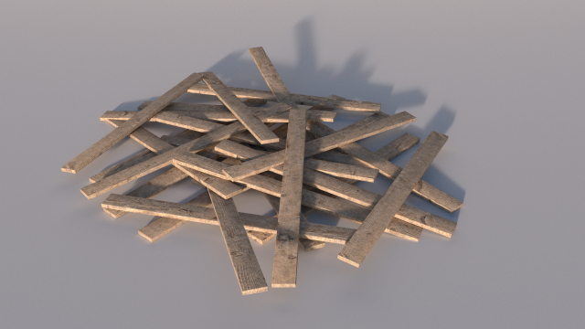 wooden planks worn - 13 low poly planks 3D Model in Miscellaneous 3DExport