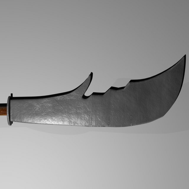 halberd model 3D Model in Melee 3DExport