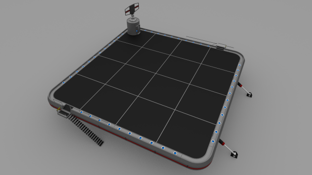 futuristic military landing platform 3D Model in Buildings 3DExport