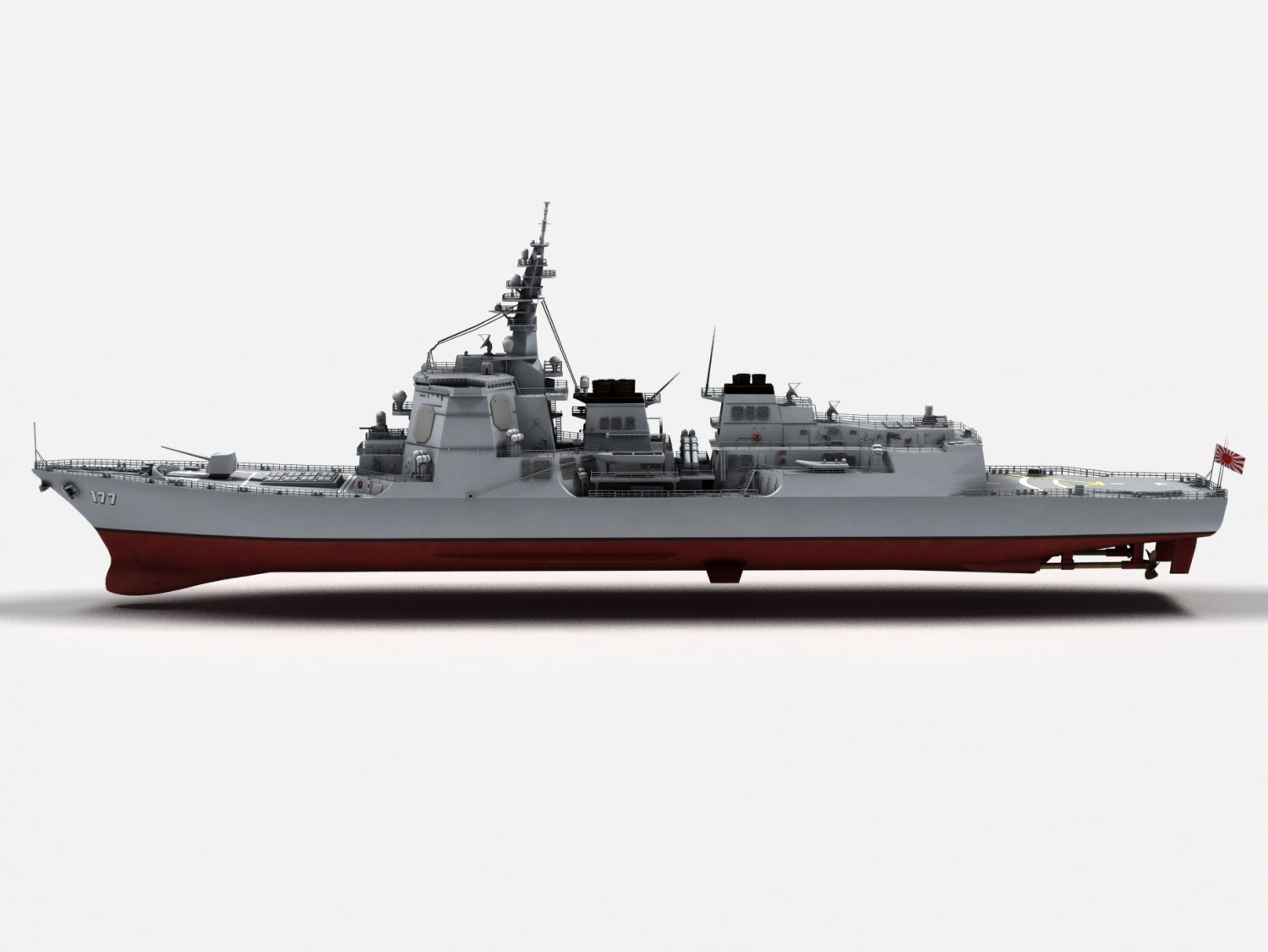 atago class destroyer 3D Models in Battleship 3DExport