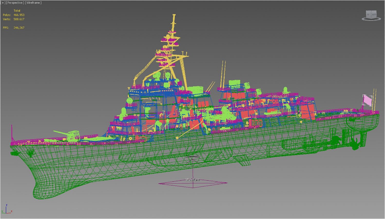 Atago class destroyer 3D Model in Battleship 3DExport