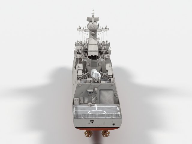 roks seoul ffg-821 daegu class frigate 3D Model in Battleship 3DExport