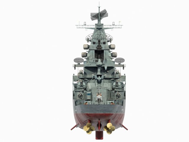 Admiral Zuzulya Kresta-1 class cruiser 3D Model in Battleship 3DExport