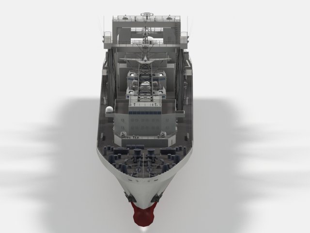 Honghu 963 Fuchi class type 903 3D Model in Battleship 3DExport